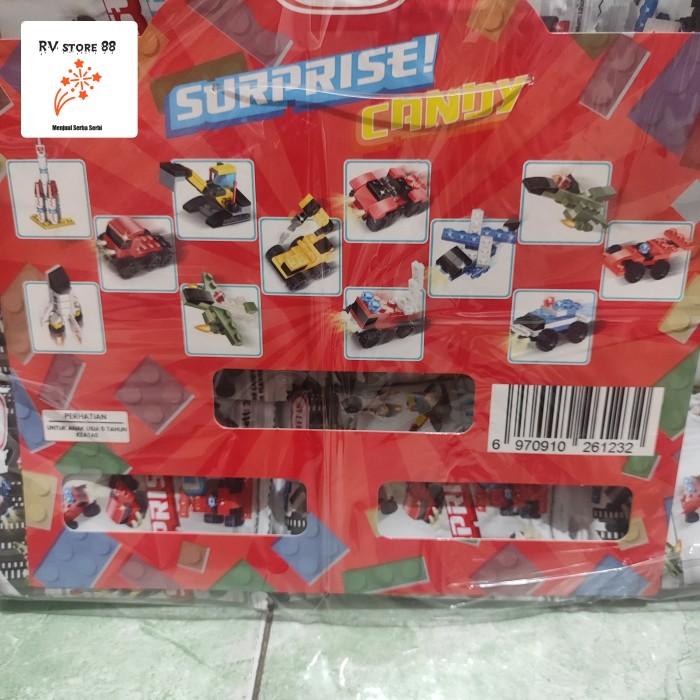 Jual Permen surprise candy sweet me / pasangan lego mainan mobil ...
