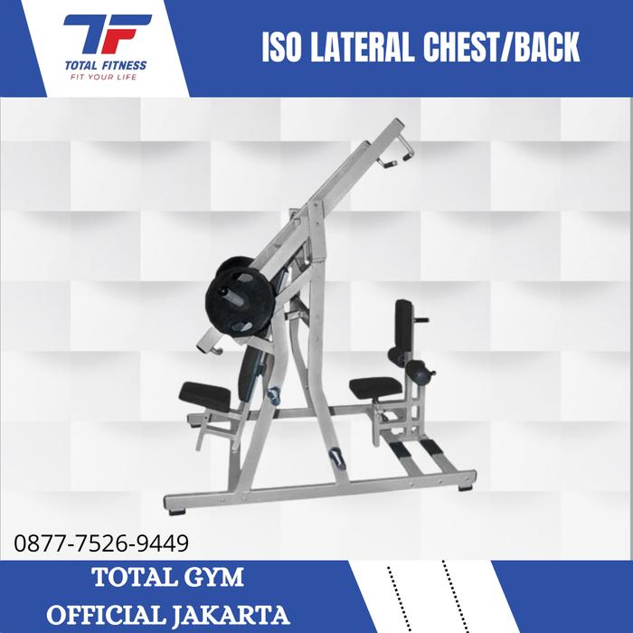 Jual Alat fitnes Latihan otot punggung dan dada ISO LATERAL CHEST/BACK ...
