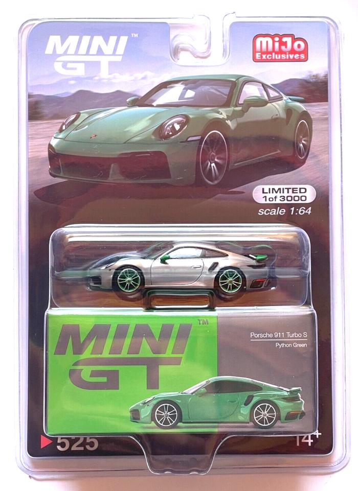 Jual MINI GT 1/64 PORSCHE 911 TURBO S PYTHON DIECAST MODEL CAR MGT00525 ...