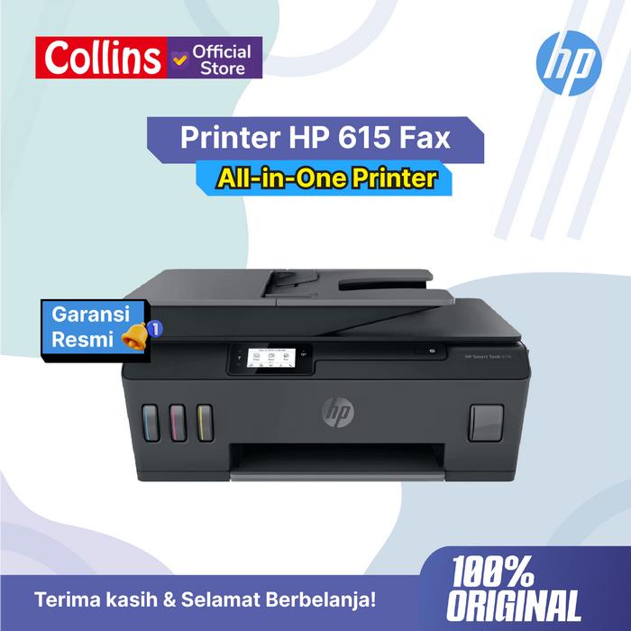 Promo Printer HP 615 Fax Smart Ink Tank All In One Wifi (Print Scan ...