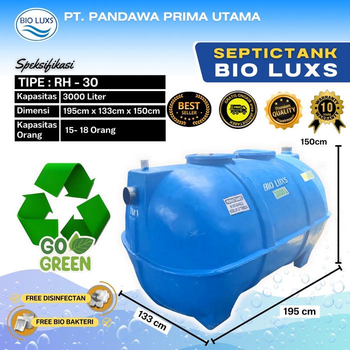Jual septic tank bioluxs type Rs 3000 liter - Kab. Tangerang - Septic ...