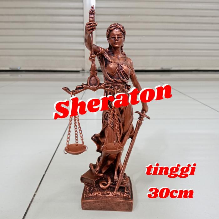 Jual patung Dewi Justice patung Dewi keadilan UK. 30cm perunggu ...