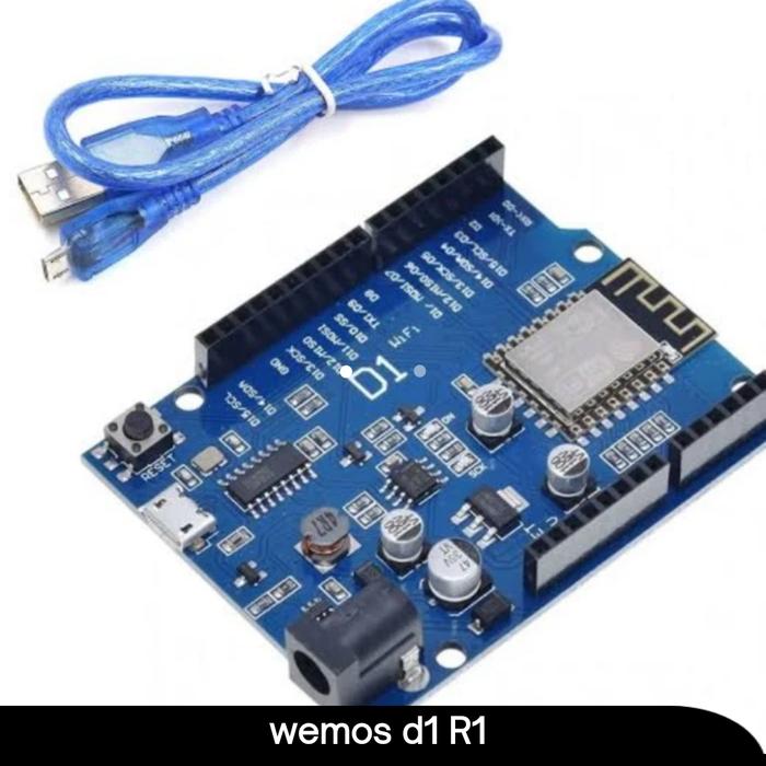 Jual wemos D1 R2 + kabel Micro Usb esp8266 4mb flash Module wifi iot ...