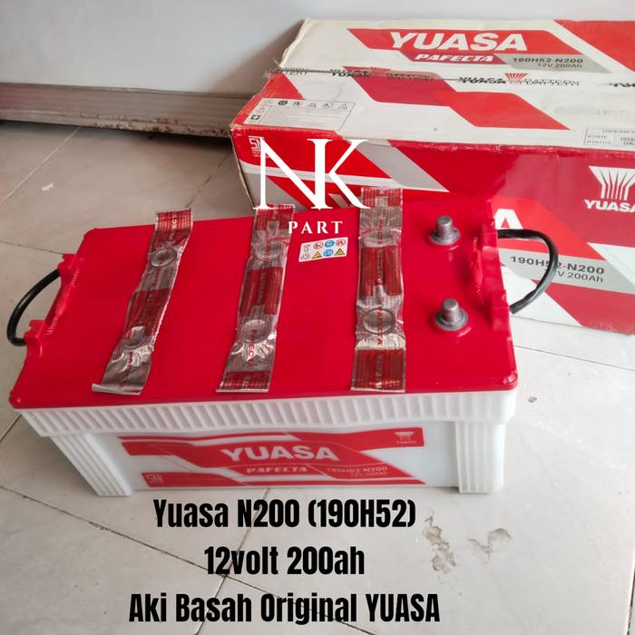 Jual Aki Accu Genset, Kapal dan Alat Berat Yuasa N200 Original 12v 200Ah - Jakarta Timur - NK ...