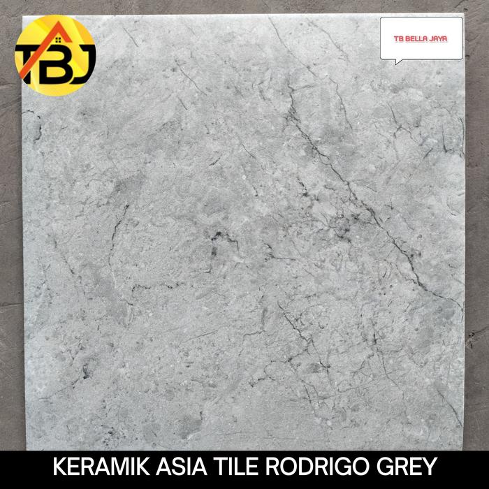 Jual Keramik Lantai Kasar Asia Tile Rodrigo Series Ukuran 2525 - GREY ...