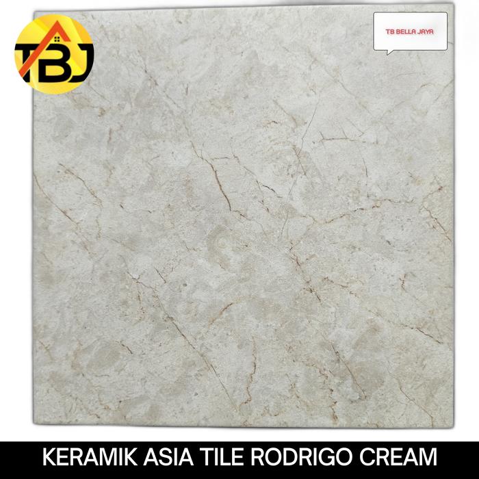Jual Keramik Lantai Kasar Asia Tile Rodrigo Series Ukuran 2525 - Cream ...