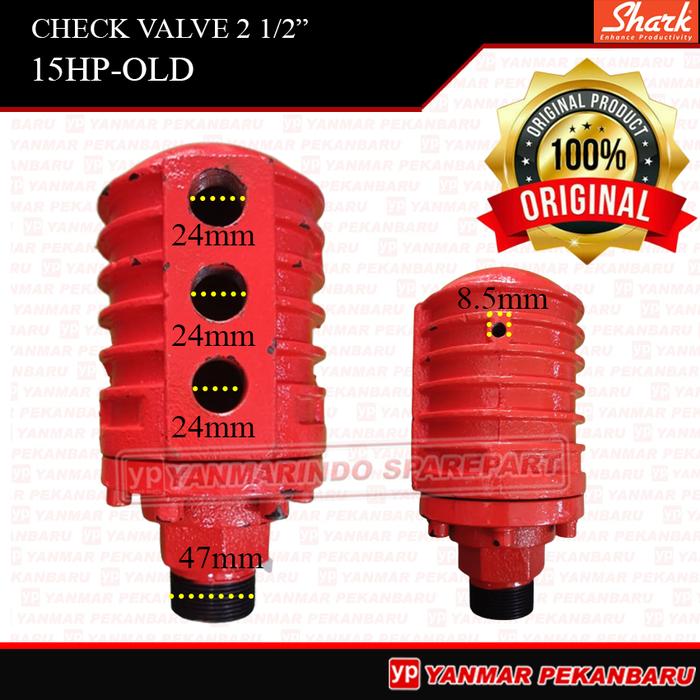 Jual 15 HP CHECK VALVE KLEP TABUNG TANGKI MESIN KOMPRESOR SHARK 15HP ...