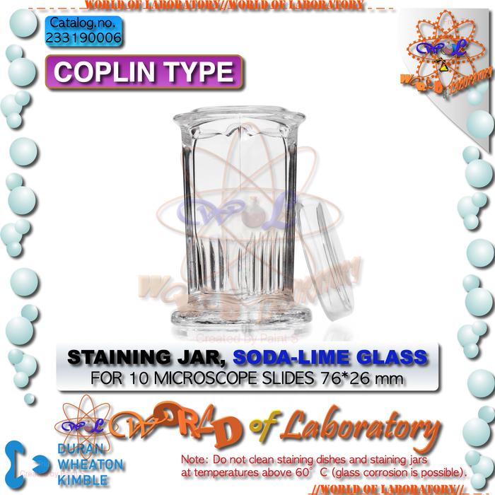 Promo DURAN Staining Jar, Coplin Type - Jakarta Barat - WORLD of LABORATORY | Tokopedia