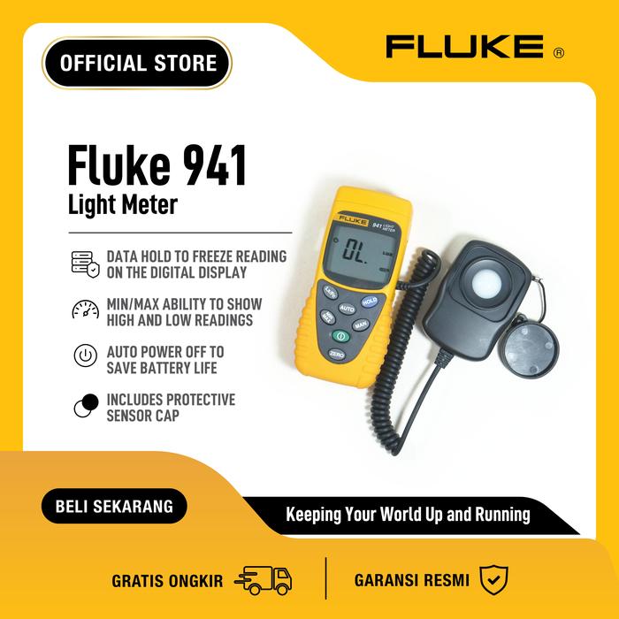Promo FLUKE 941 Digital Lux Meter, Light Meter Cicil 0% 3x - Jakarta ...