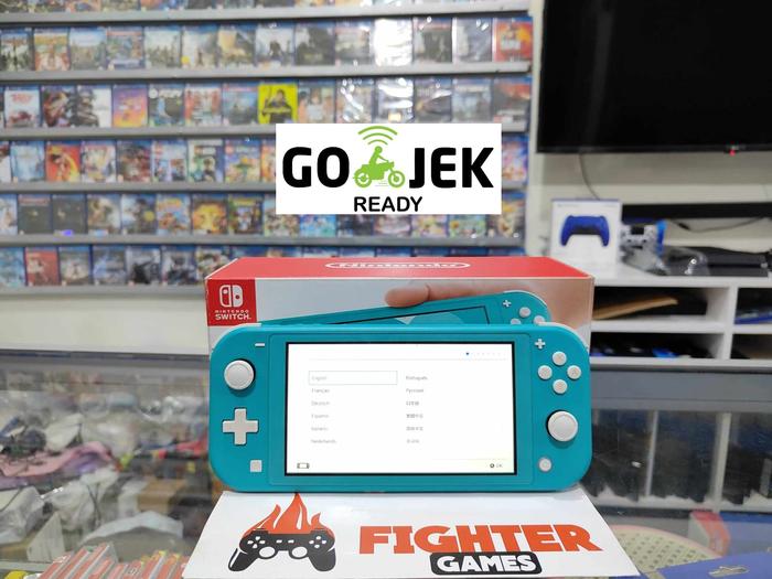 Jual Nintendo Switch Lite Original Turquoise Nitendo Tosca Biru - Kab ...