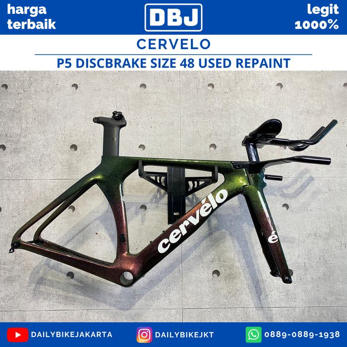 Jual FRAMESET SEPEDA CERVELO P5 REPAINTED TOKYO OLYMPIC DISCBRAKE 48 USED - Jakarta Utara ...