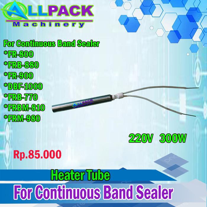 Jual Heater tube pemanas block mesin sealer all continuous band sealer ...