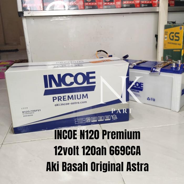 Jual Aki Accu Mobil dan Genset INCOE N120 12v 120Ah Original Aki Basah - Jakarta Timur - NK Part ...