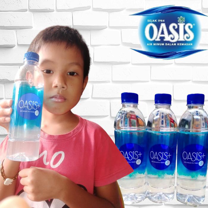 Jual OASIS PLUS AIR MINUM ALKALI PH 9+/ 500ML BOX/24 BOTOL - Kab. Bogor ...