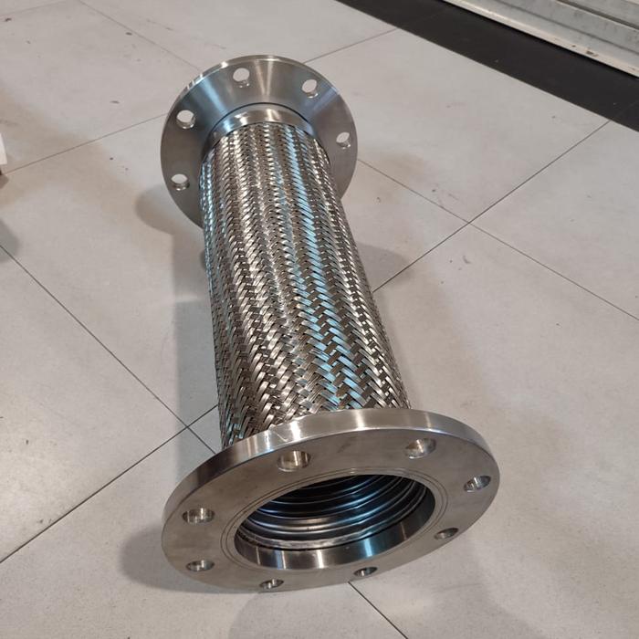 Jual Flexible Hose 4" Inch DN100 Flange Jis 10K Stainless Steel 316 ...