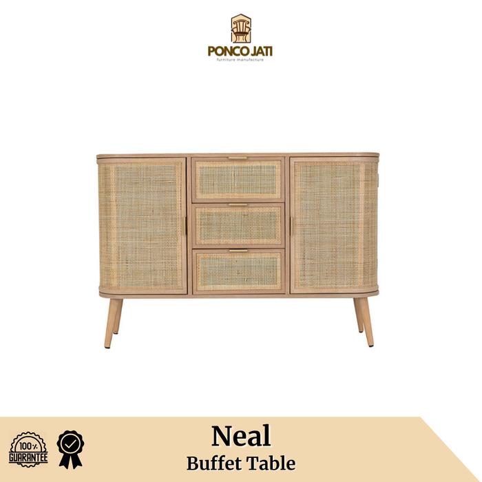Jual meja buffet minimalis modern Neal buffet minimalis modern estetik ...