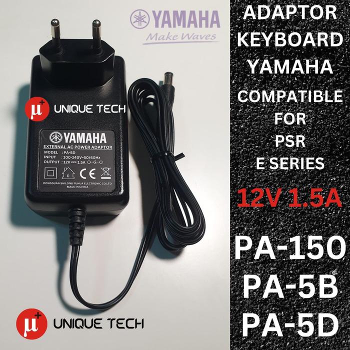 Promo ADAPTOR FOR YAMAHA KEYBOARD PSR E SERIES MODEL PA-150 PA 150 5B ...