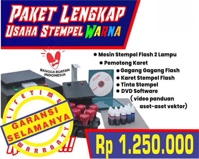 Jual Paket Hemat Mesin Stempel Lampu U - Jakarta Pusat - MESIN STEMPEL FLASH | Tokopedia