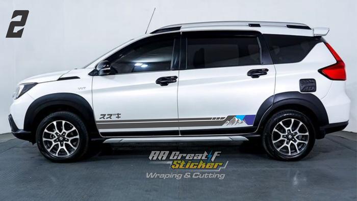 Jual CUTTING STICKER SIDE DECAL MOBIL SUZUKI XL7 CUSTOM MINIMALIS #02 ...
