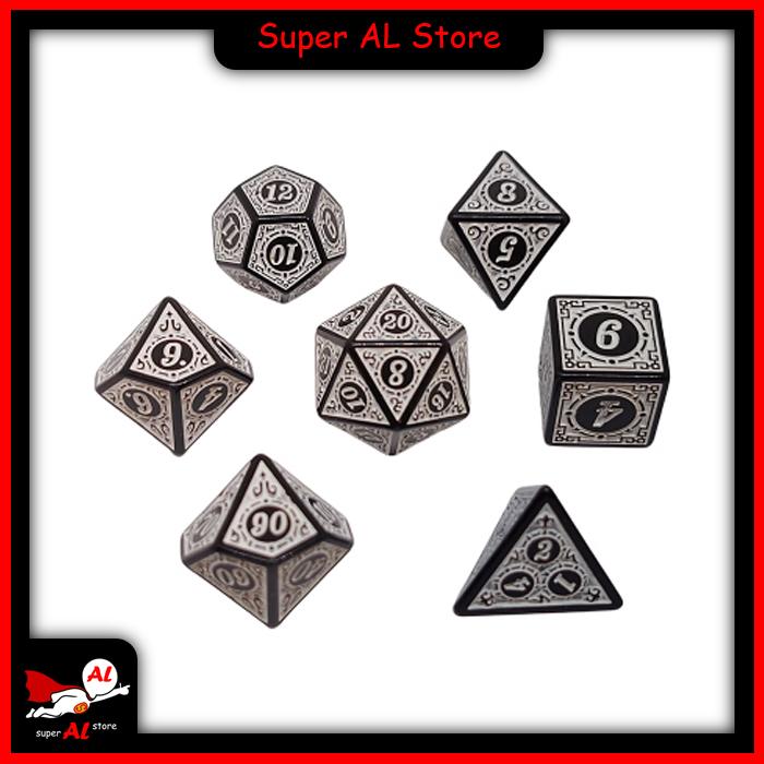 Jual 7 in 1 High Quality RPG dice set / Dadu Polyhedral DnD beragam ...