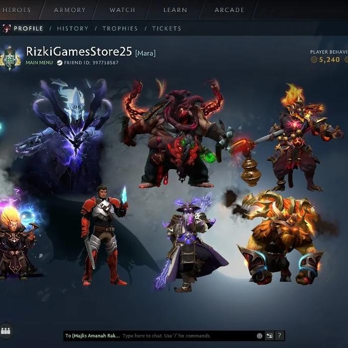 Jual id dota 2 spectre arcana pudge zeus persona invoker darkaristy ...