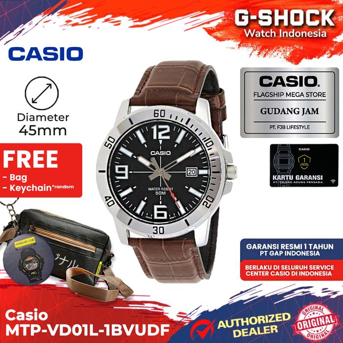 Jual Casio General Mtp-vd01l-1bvudf Mtp-vd01l Mtp-vd01 Mtpvd01l Mtp ...