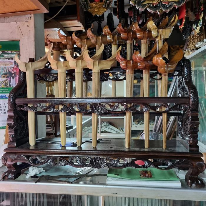 Jual Tempak Keris Jagrak Ukir Naga Kayu Jati - Kab. Karanganyar - Admin ...