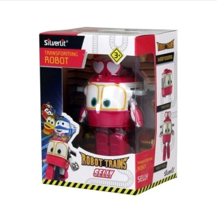 Jual silverlit Robot Trains - Transforming Robot Selly 4" original ...
