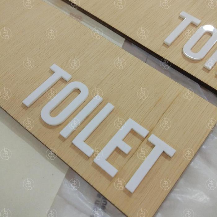 Jual WOODEN DOOR SIGN LABEL PAPAN PINTU KAYU NAMA RUANG ACRYLIC ...