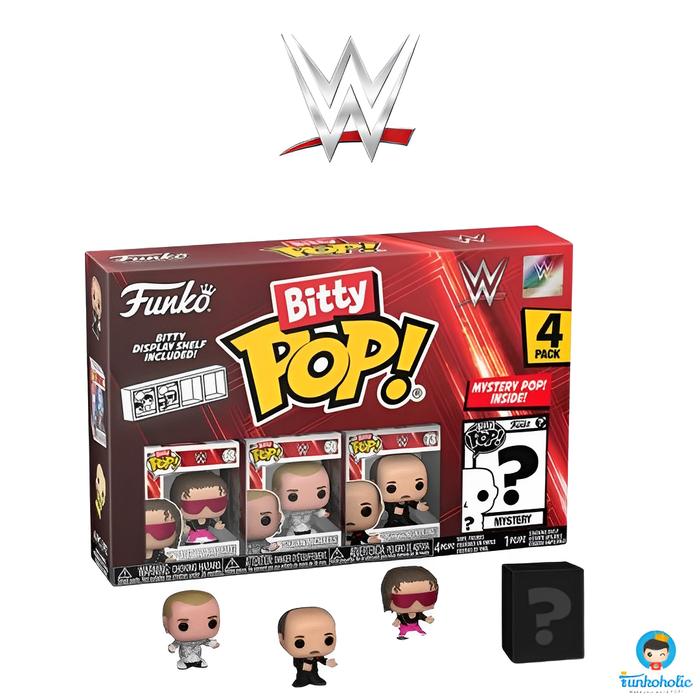 Jual Funko Bitty POP! WWE - Bret “Hit Man” Hart, Shawn Michaels, “Mean ...