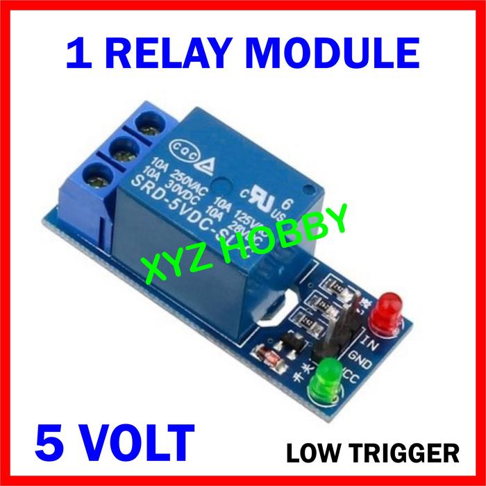 Jual Relay Module 1 Channel 5V DC Modul Relay 1 CH 5 Volt 1CH - Kota ...