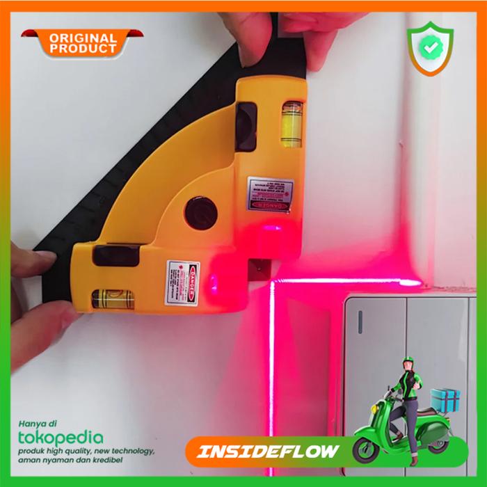 Jual Laser Level Square 90 Waterpass Alat Laser Siku Waterpas Line ...