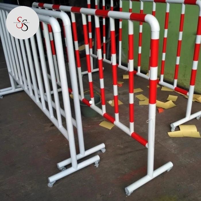 Jual ROAD BARRIER BESI / BESI BARIKADE / BOARD BARRIER / BESI PEMBATAS ...