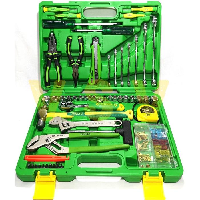 Jual NEW TEKIRO TOOL SET 60 PCS / TOOLSET 60pcs / Mekanik TOOL SET 60 ...