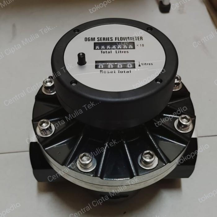 Jual Flow Meter 2" inch Oval Gear Meteran Solar Analog OGM DN 50 ...