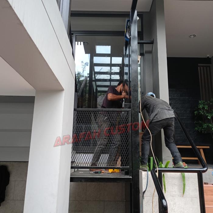 Jual Lift Rumah Untuk Angkut Orang Kursi Roda Barang Berat 600Kg Full ...