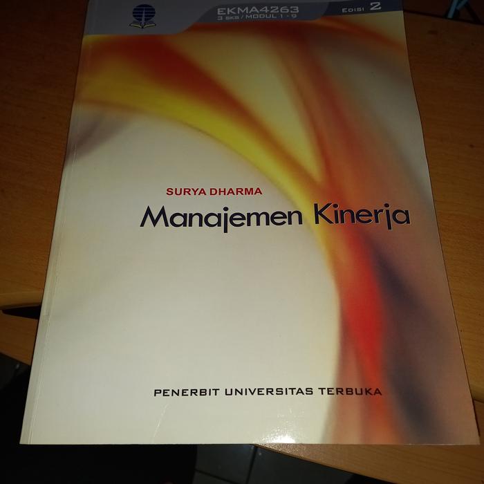 Jual Buku Manajemen Kinerja (Surya Dharma) Universitas Terbuka UT edisi ke 2 - Jakarta Timur ...