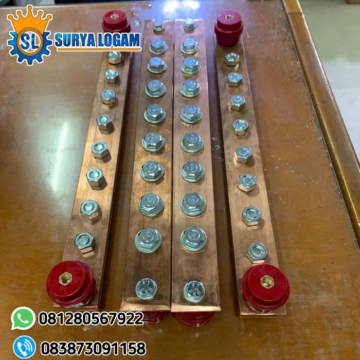 Jual busbar tembaga 3mm x 20mm x 400 - busbar grounding Murni - Jakarta ...