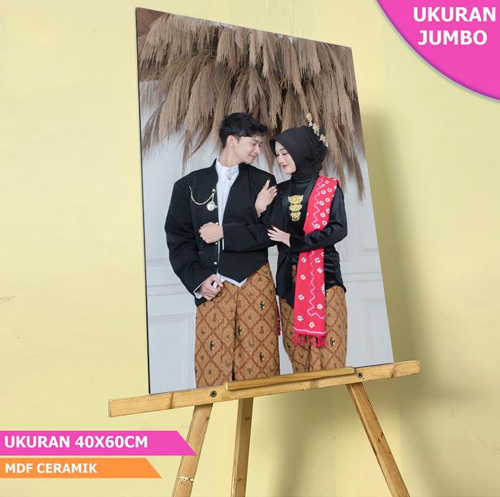 Jual CETAK FOTO JUMBO UKURAN 20R 40X60 /WEDDING SIGN / WALLDECOR ...