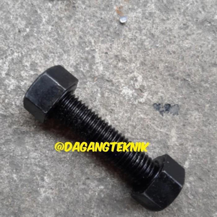 Jual Stud Bolt and Nut 1/2 inch x 2 1/2 inch B72H Baja Hitam - Jakarta ...