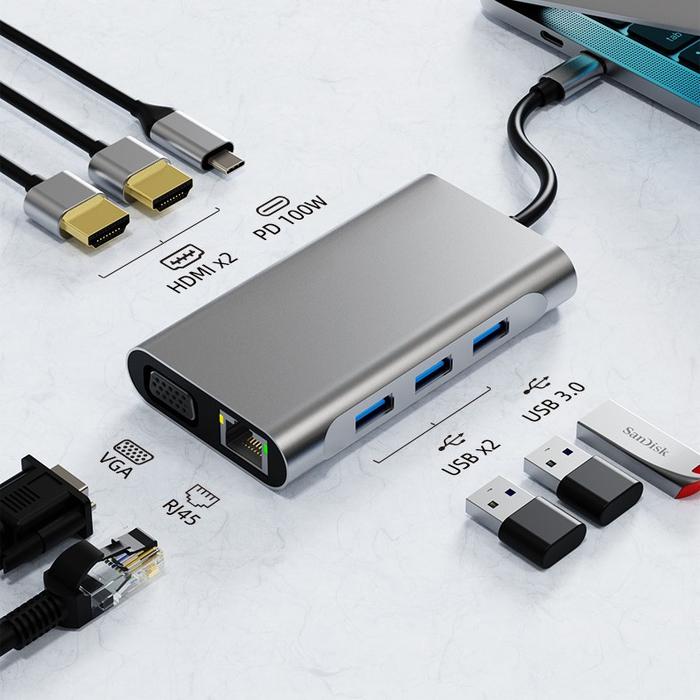Jual USB Hub Type C 3.2 Converter Adaptor Macbook Laptop MST Multi ...