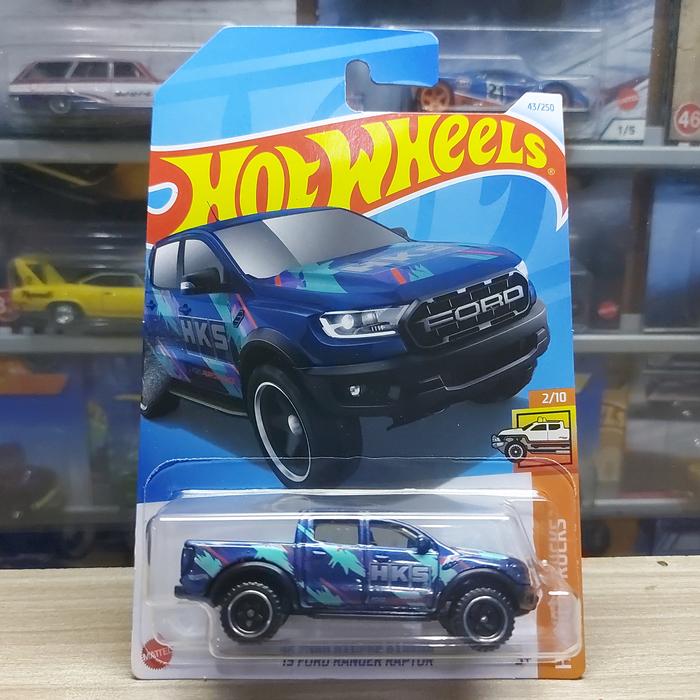 Jual HOT WHEELS 19 FORD RANGER RAPTOR HKS BLUE 2024 - Kota Malang - X ...