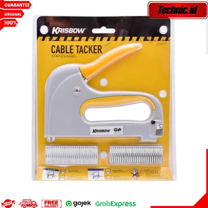 Jual Krisbow Stapler Cable Tacker Merapikan Kabel Yang Menjuntai ...
