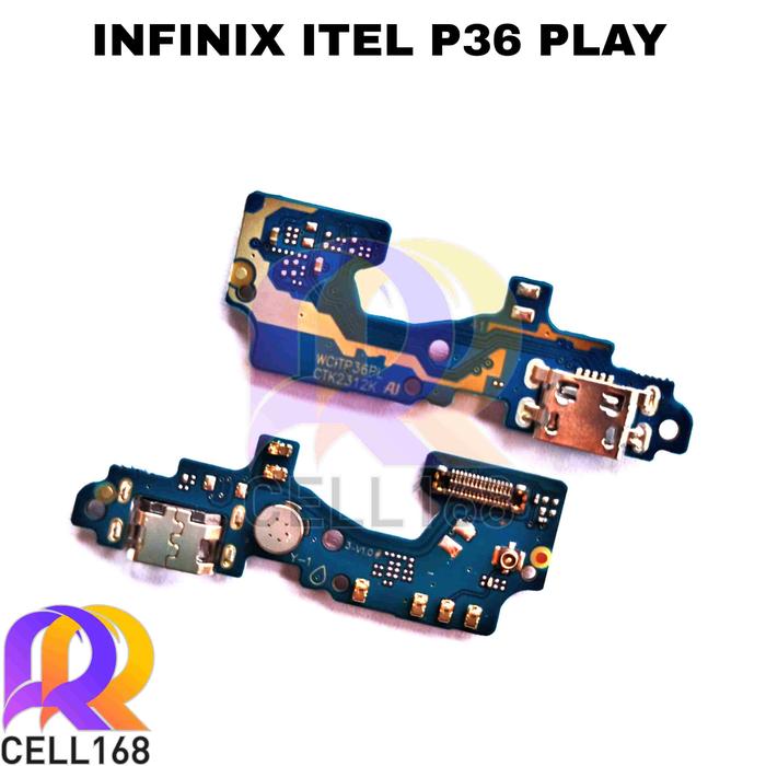 Jual FLEXIBLE KONEKTOR CHARGER INFINIX ITEL P36 PLAY PCB BOARD CAS MIC ...