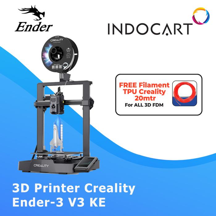 Promo 3D Printer Unit Creality Ender 3 V3 KE High Speed And Smart 3D ...
