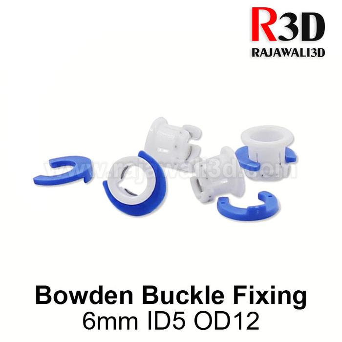 Jual Bowden Tube Buckle 6mm ID5 OD12 for Pneumatic Connectors 3D ...