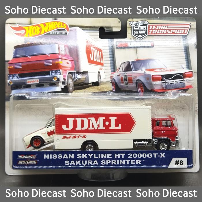 Jual Hotwheels Skyline HT 2000GT-X Sakura Sprinter Hako Transport Team ...