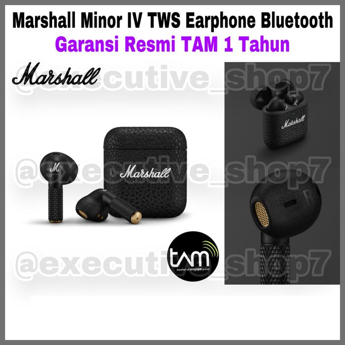 Jual Marshall Minor IV TWS Earphone Bluetooth - Garansi Resmi TAM 1 ...