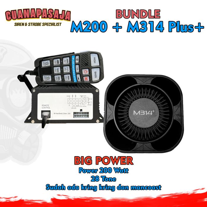 Jual Sirine HHS Handheld M200 Whelen + Speaker M314 Plus+ - Kota Bandung - cuanapasaja | Tokopedia