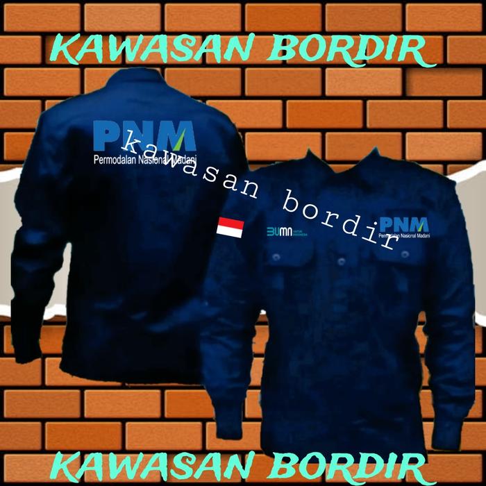 Jual Terbaru kemeja PNM mekaar seragam PNM mekaar baju PNM mekaar pdh ...